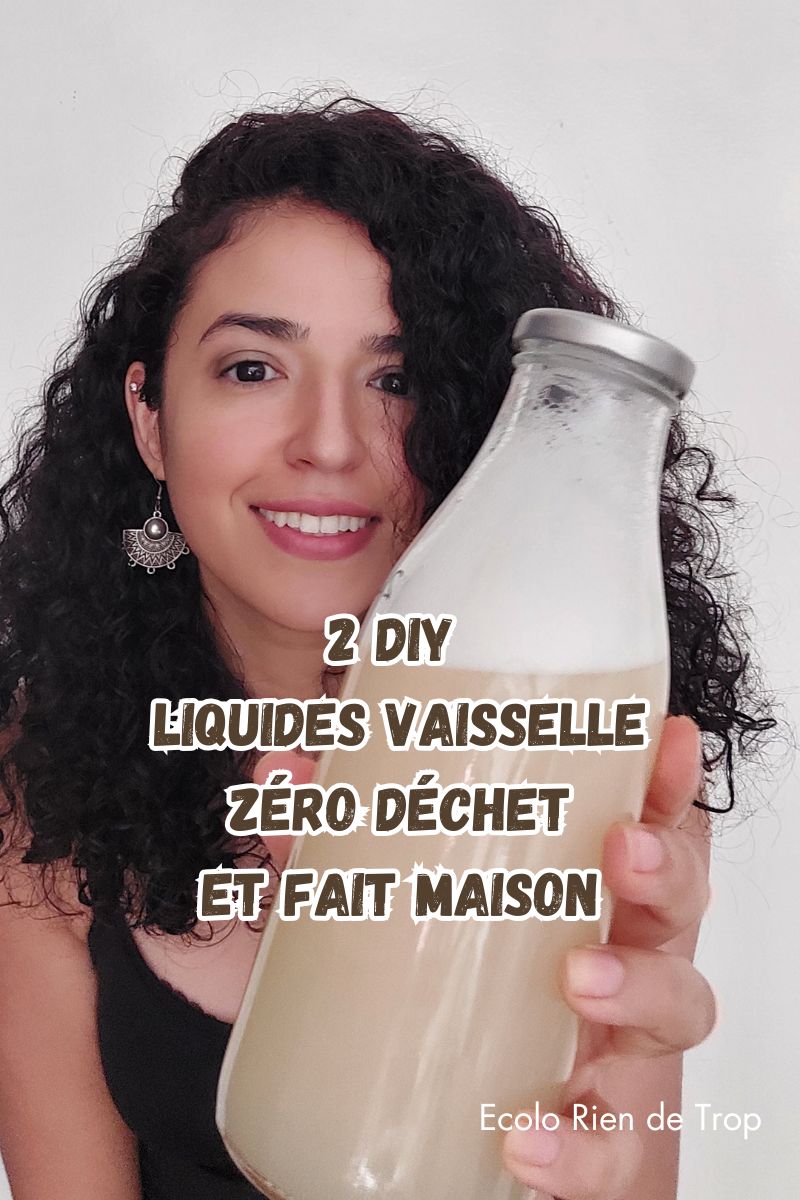 2 DIY liquide vaisselle zéro déchet et fait maison - Ecolo Rien de Trop